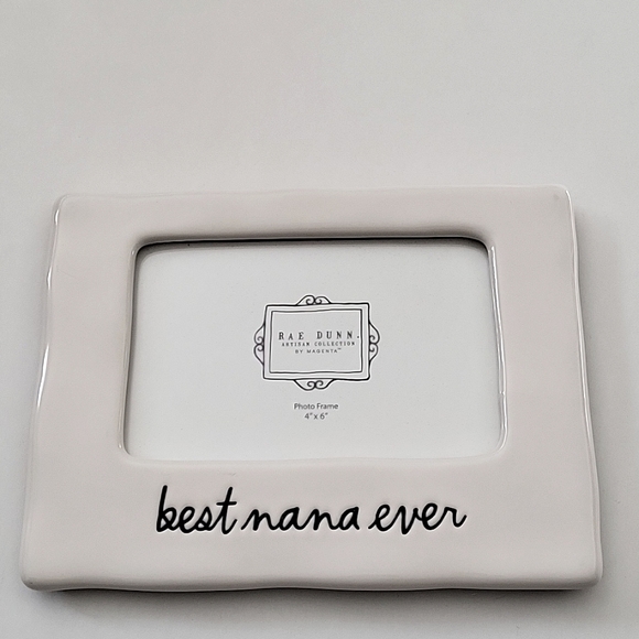 Rae Dunn | Accessories | Rae Dunn Ceramic Picture Frame Best Nana Ever ...
